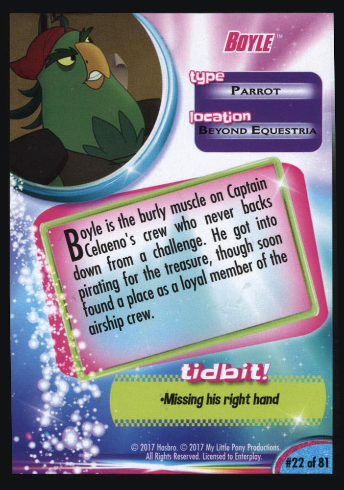 MLP Boyle Trading Cards | MLP Merch