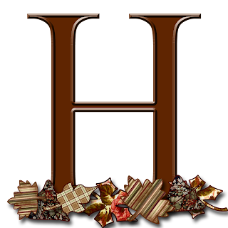 GRANNY ENCHANTED'S BLOG: "Autumn Quilt" PNG Free Scrapbook Alphabet Letters