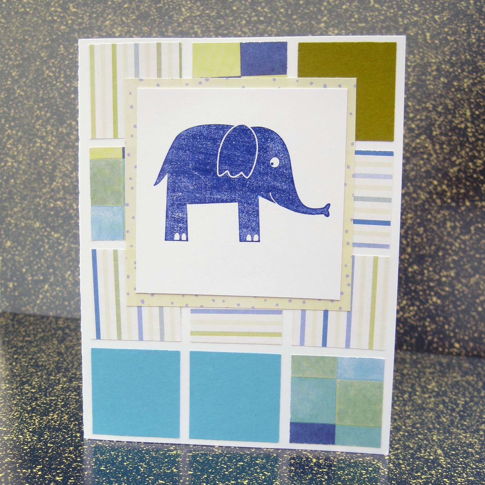 Taking Time To Create: All Lined Up {Block Birthday Cards}