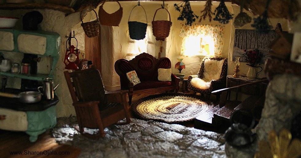 Decorating The Tree Stump House