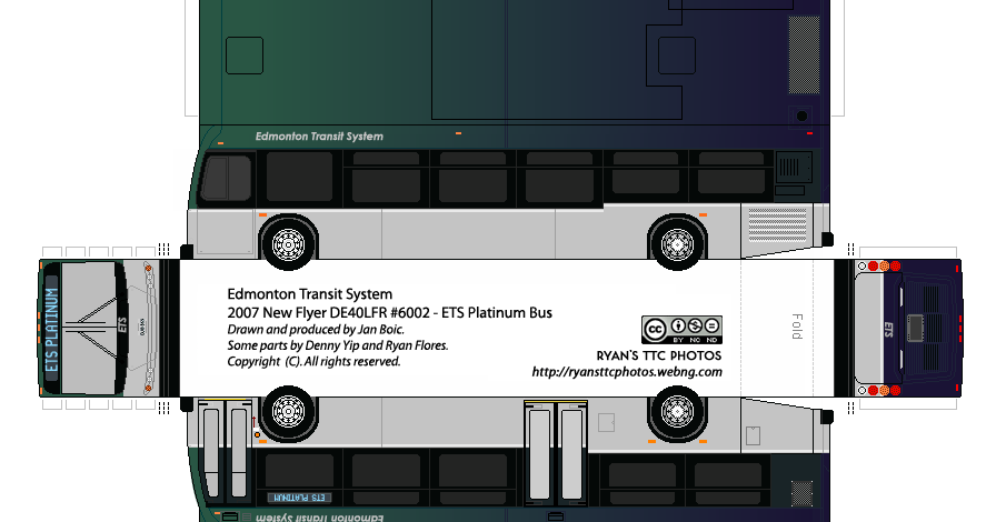 SP. Papel Modelismo: PaperCraft - PaperBus 2007 New Flyer DE40LFR ...