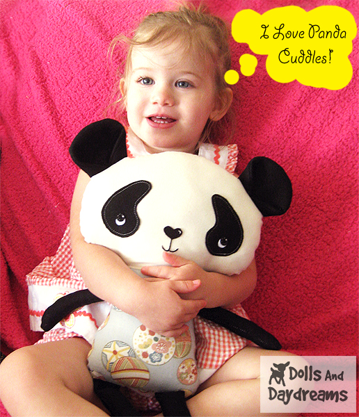 * Dolls And Daydreams - Doll And Softie PDF Sewing Patterns: Panda ...