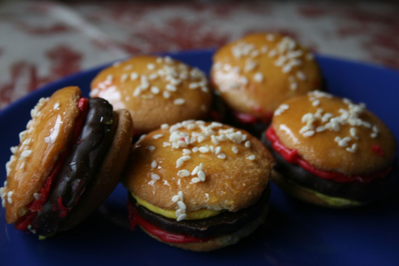 Recipe Shoebox: April Fools' Day Treats: Hamburger Cookies