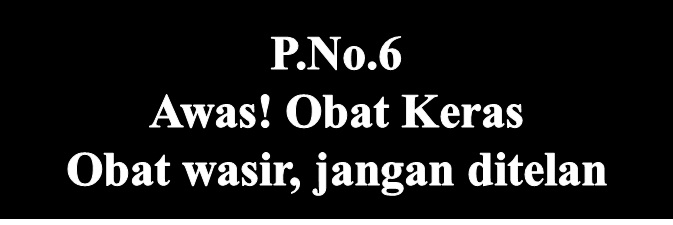 Tanda Peringatan Obat ~ Ega Ayu Prastika