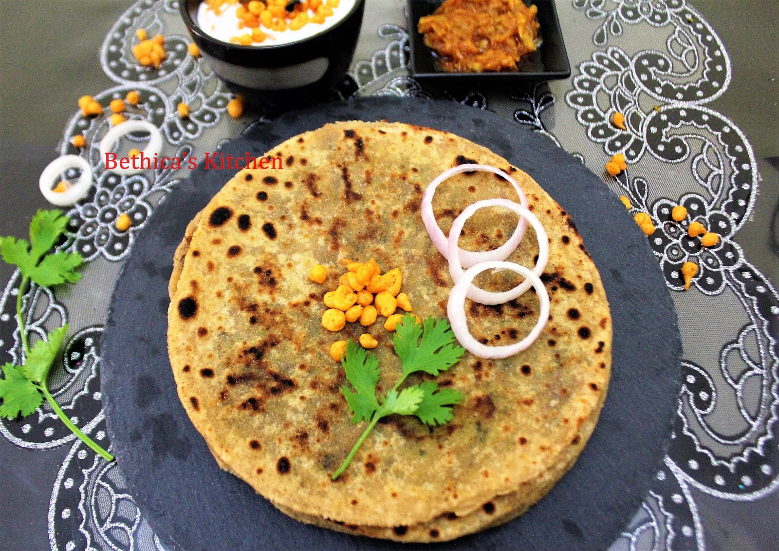 Bethica's Kitchen Flavours: Shalgam Ka Paratha (Stuffed Turnip Flat Bread)