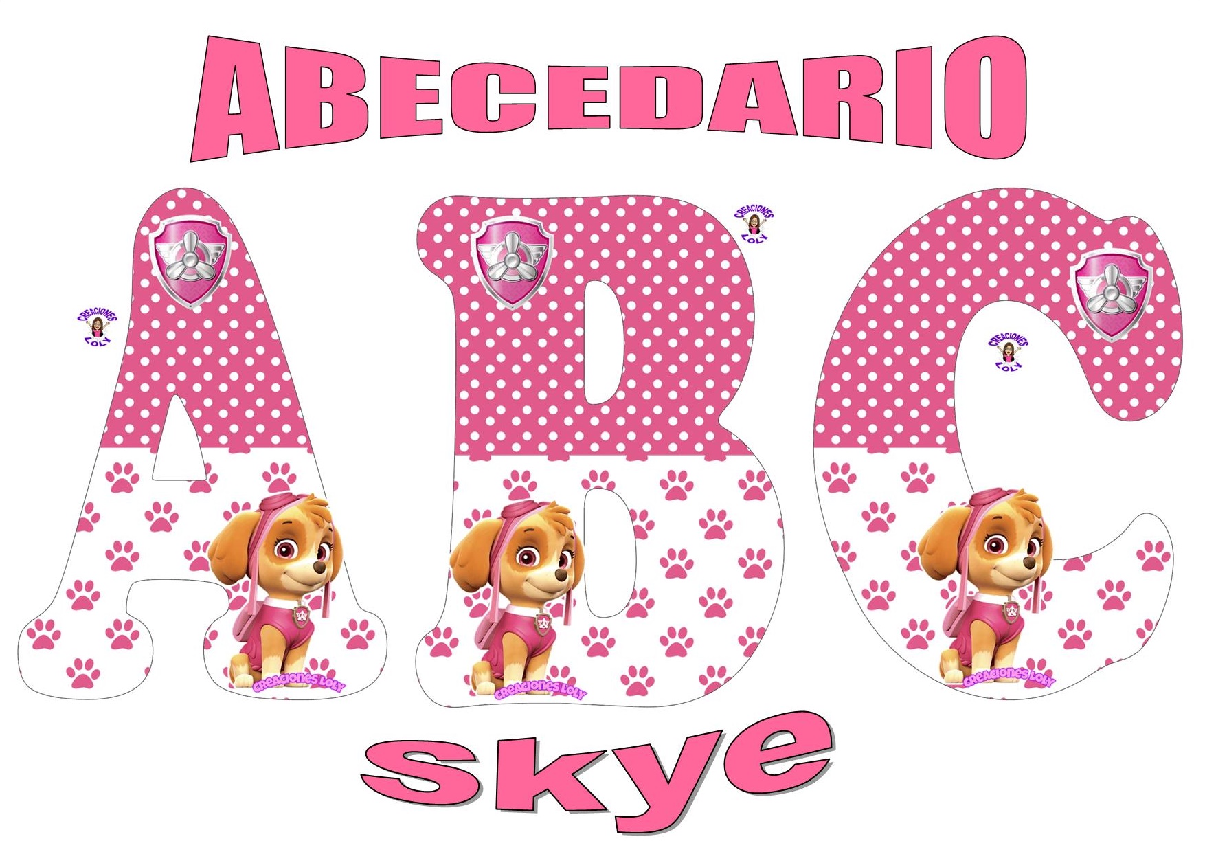 Gifs De Abecedarios Y Letras Abecedario De La Patrulla Canina Em | My ...