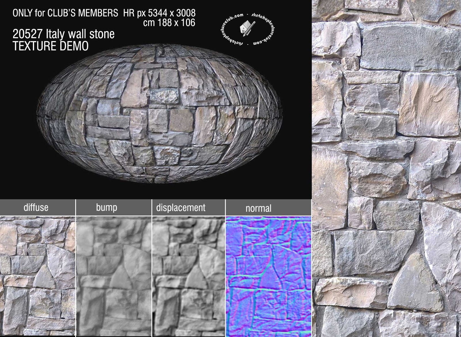 Stone Texture Map