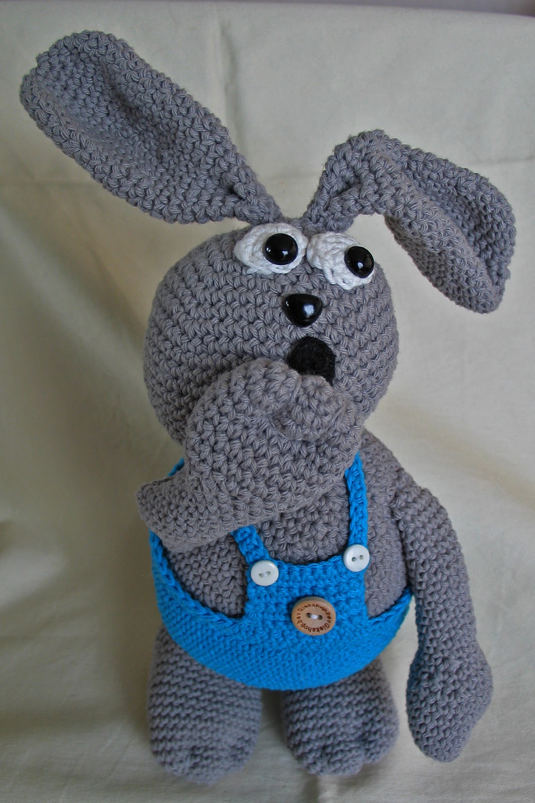 Jeanines hobby: Haasjes voor "vzw Glek"