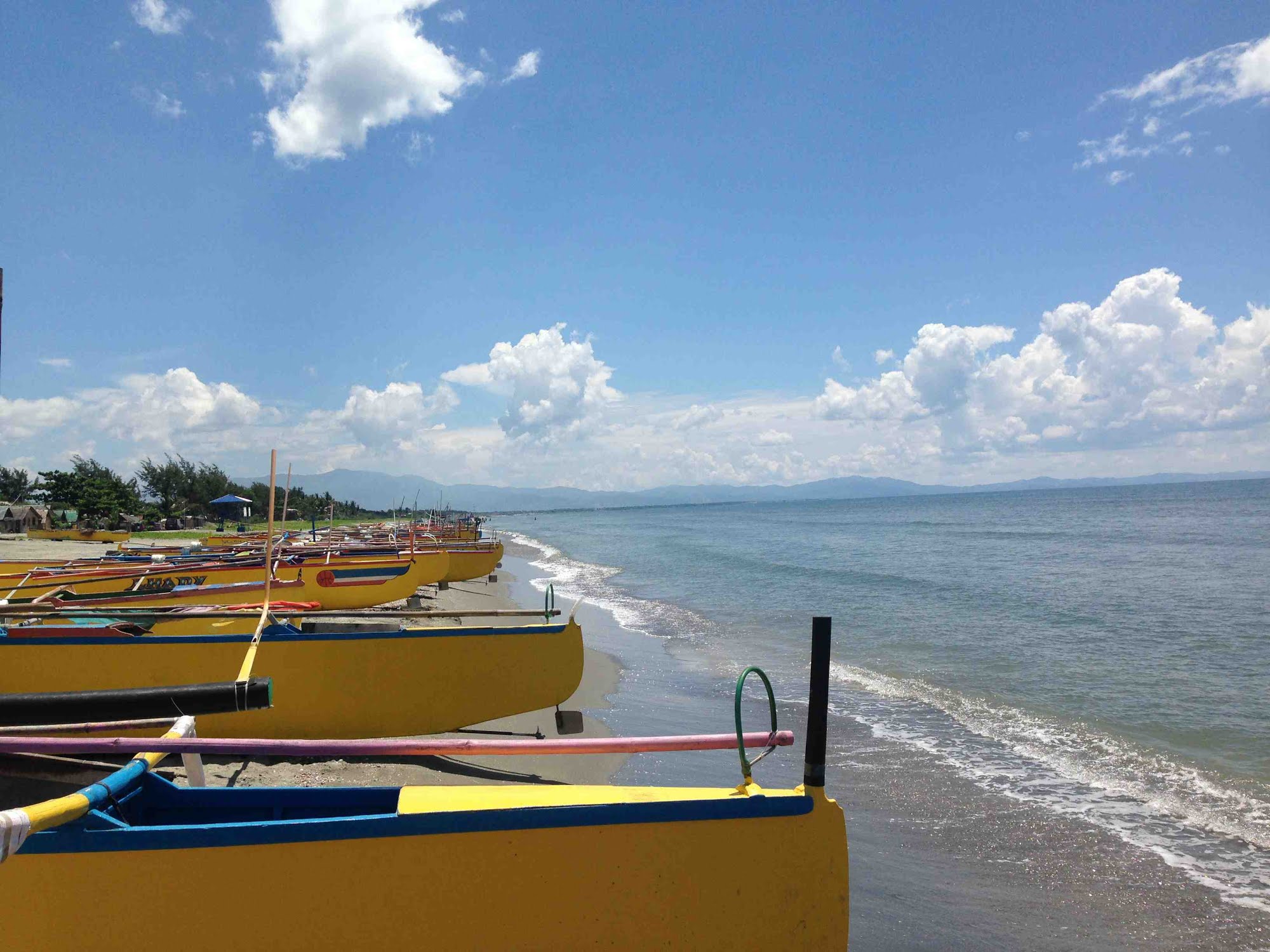 A view from Binmaley Beach ...