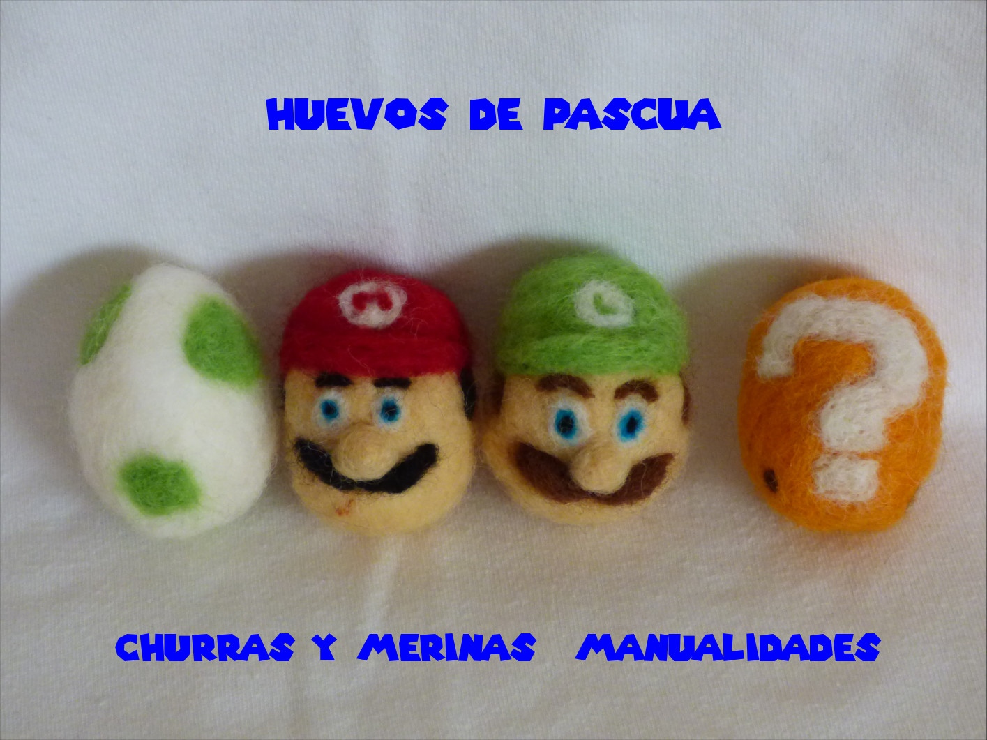 Sombrero y Huevos de Pascua Mario Bros