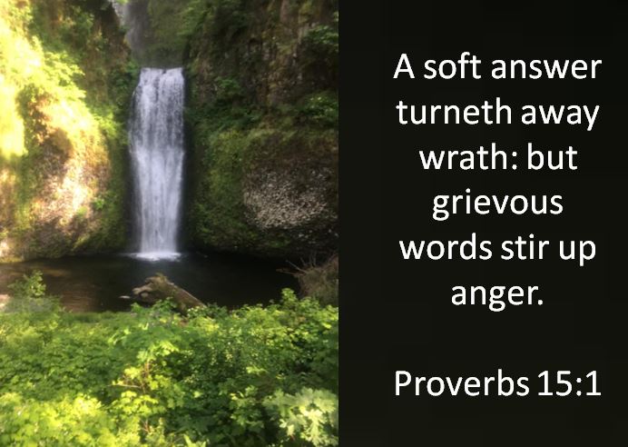 Digging a Well Ministries: A SOFT ANSWER