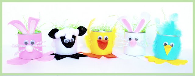 Crafty Sisters: Bunny Treat Cans