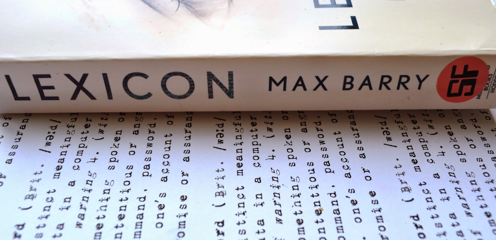 Book&aCuppa: Max Barry, Lexicon