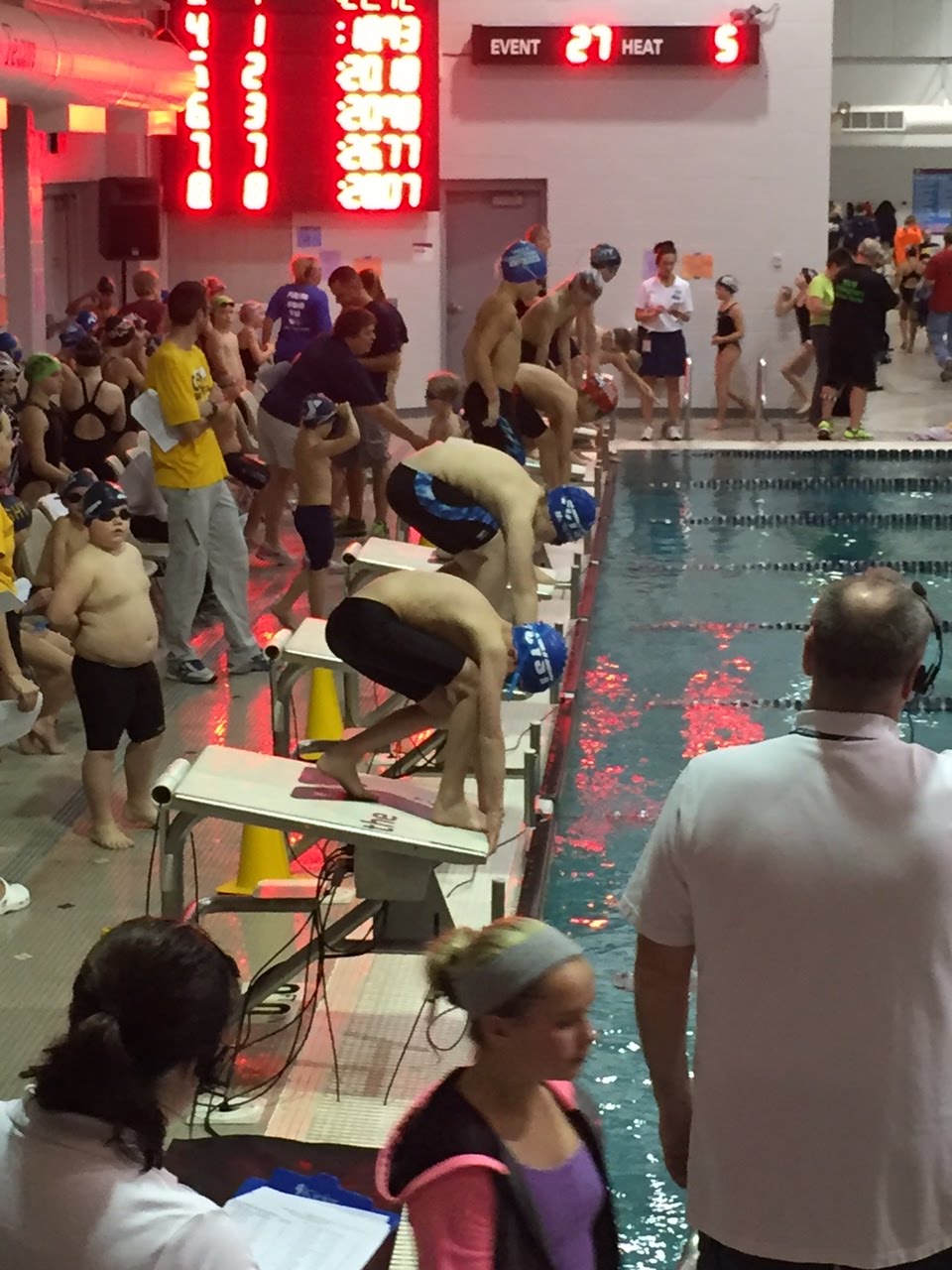The VG Express: Tyler's First Official Swim Meet