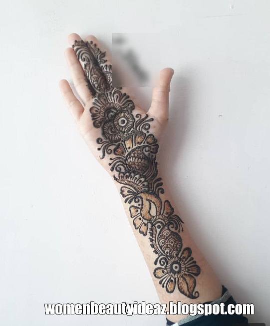 Stylish Arabic Mahandi Designs