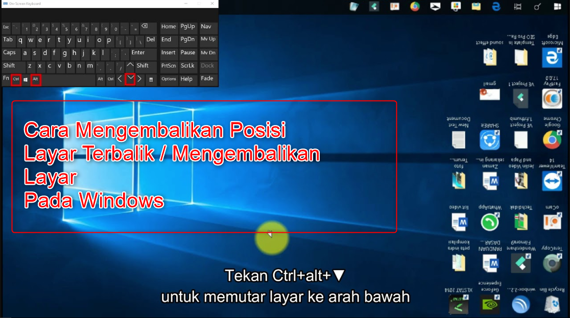 Cara Membalikkan Layar Komputer Pada Posisi Semula - Blog Operator Sekolah