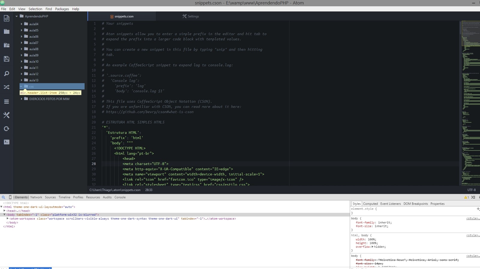 DICAS FUNDAMENTAIS PARA ATOM EDITOR - Snippets, Extensões, Temas ...