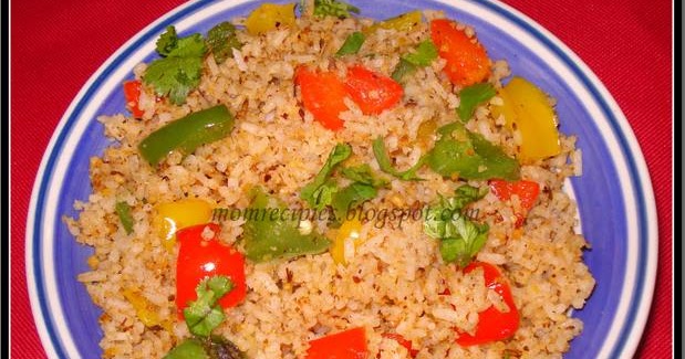 Mom's Recipies: Capsicum Masala Rice
