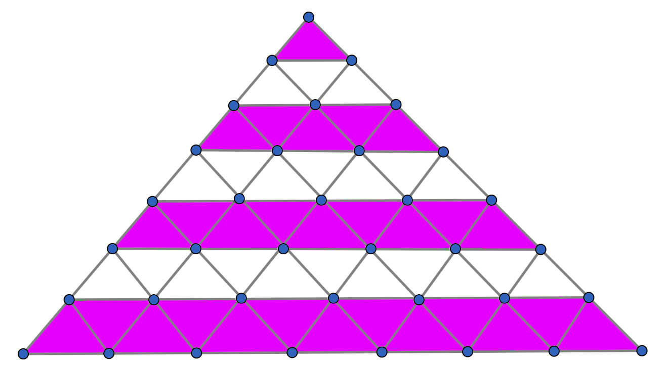 1001 Math Problems: The Stripey Triangle Problem 1001 Math Problems: The Stripey Triangle Problem