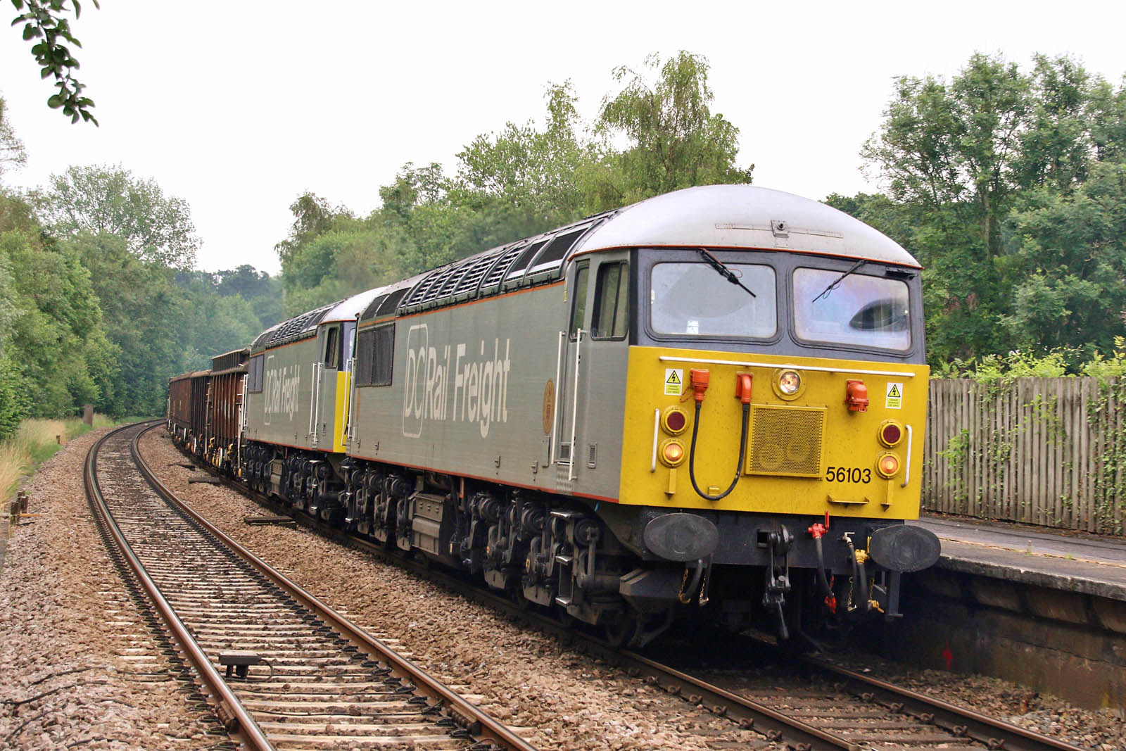 47s and other Classic Power at Southampton: Class 56 turn, 25th June 2019