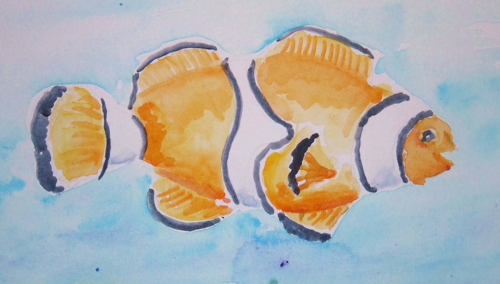 How to Draw Worksheets for The Young Artist: How To Draw A Clown fish ...