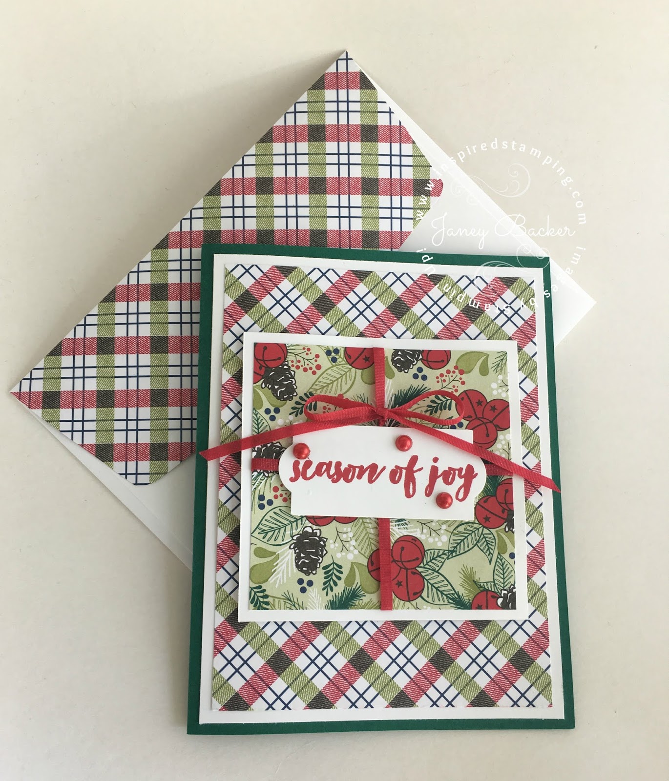 Inspired Stamping by Janey Backer: Cards Featuring Designer Series Paper
