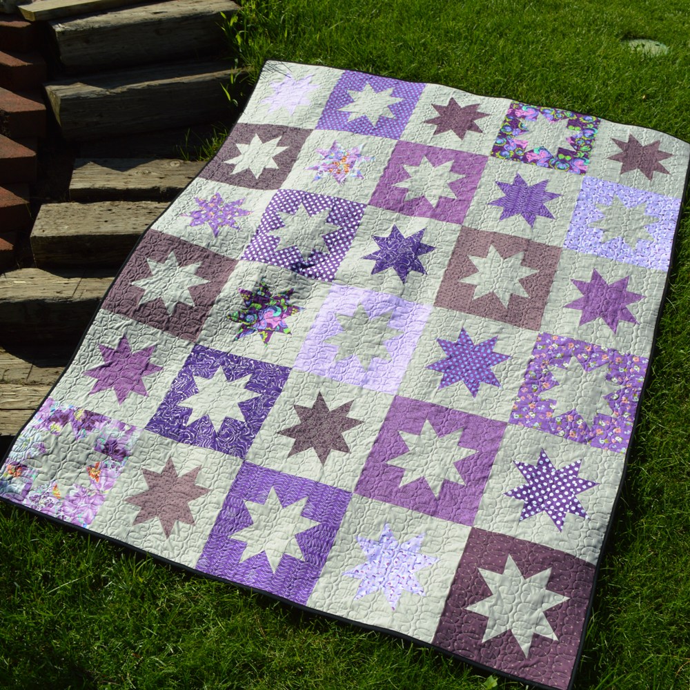 Happy Quilting: Sparkly Stars Quilt and Tutorial