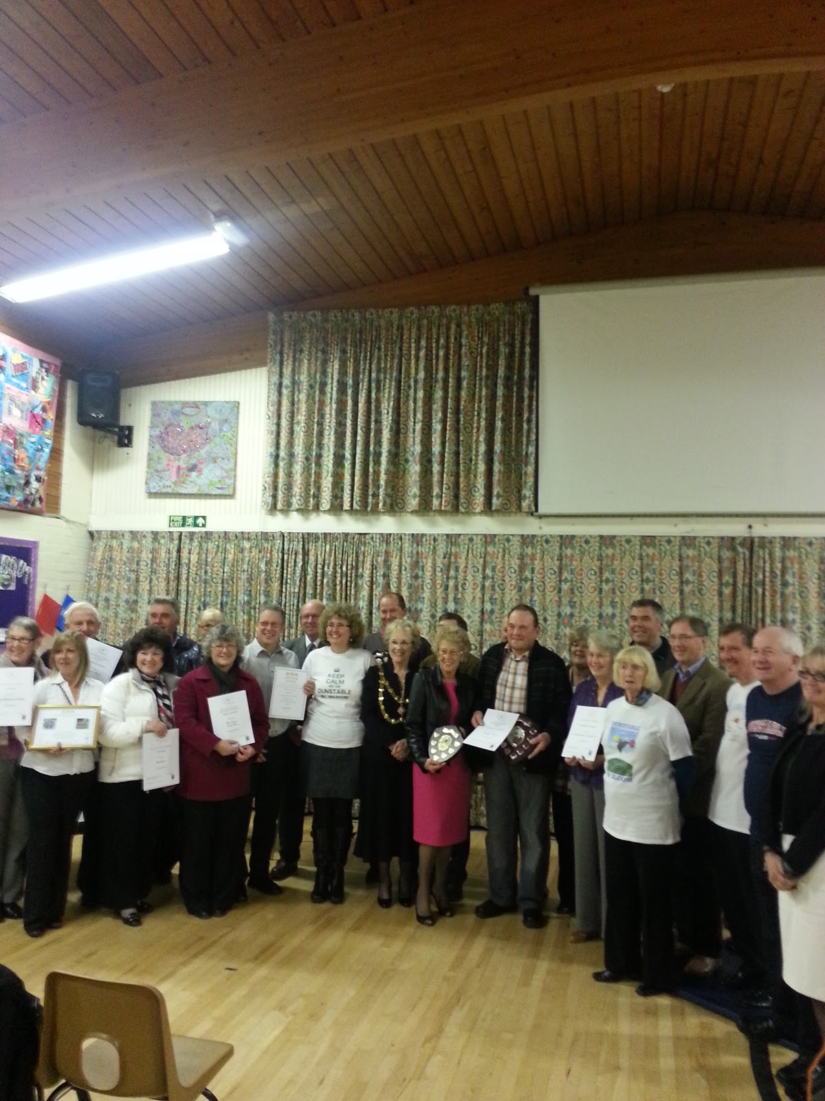 About Dunstable : Dunstable in Bloom Awards at Weatherfield School.