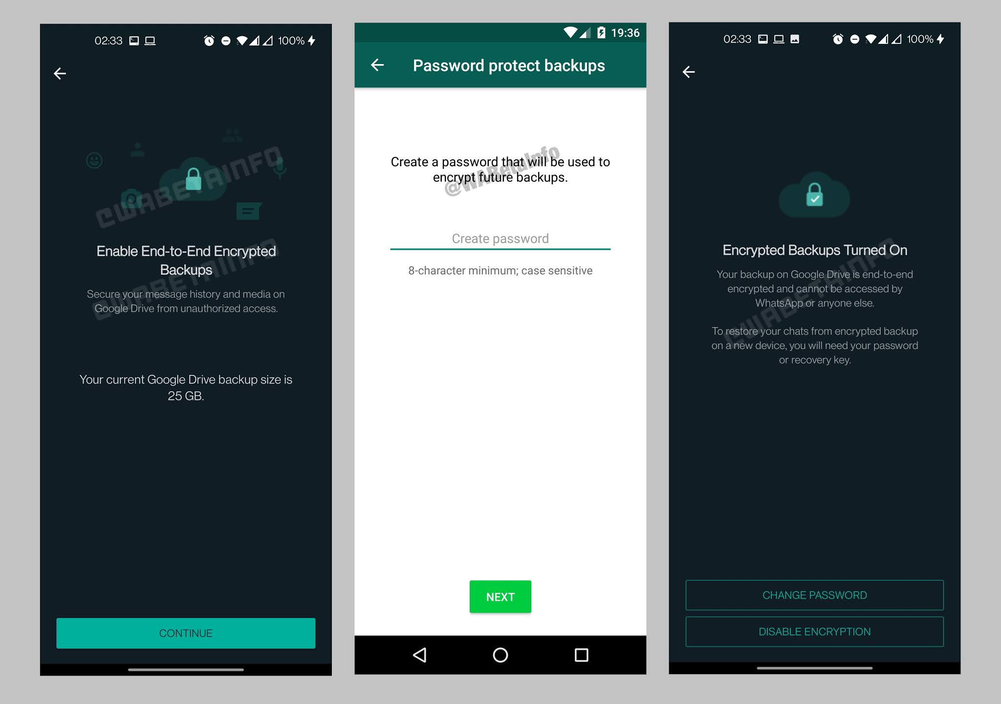 WhatsApp is all set to bring in its password-protected Backup feature ...