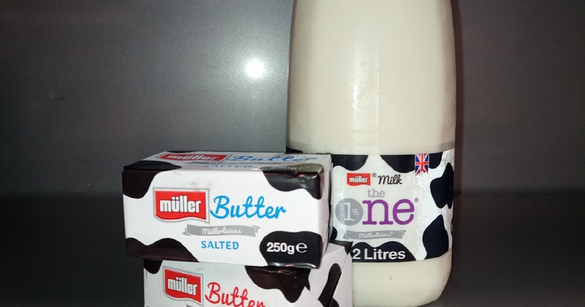 Supersupergirl's Food Reviews: Muller milk and butter