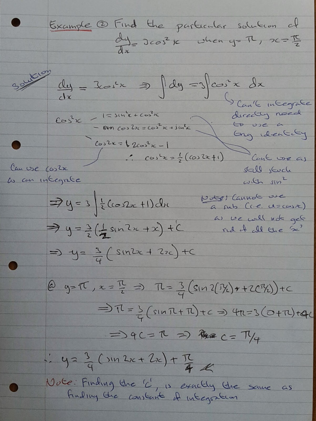 A Level Maths Notes: April 2014