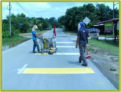perkhidmatan road marking / cat jalan