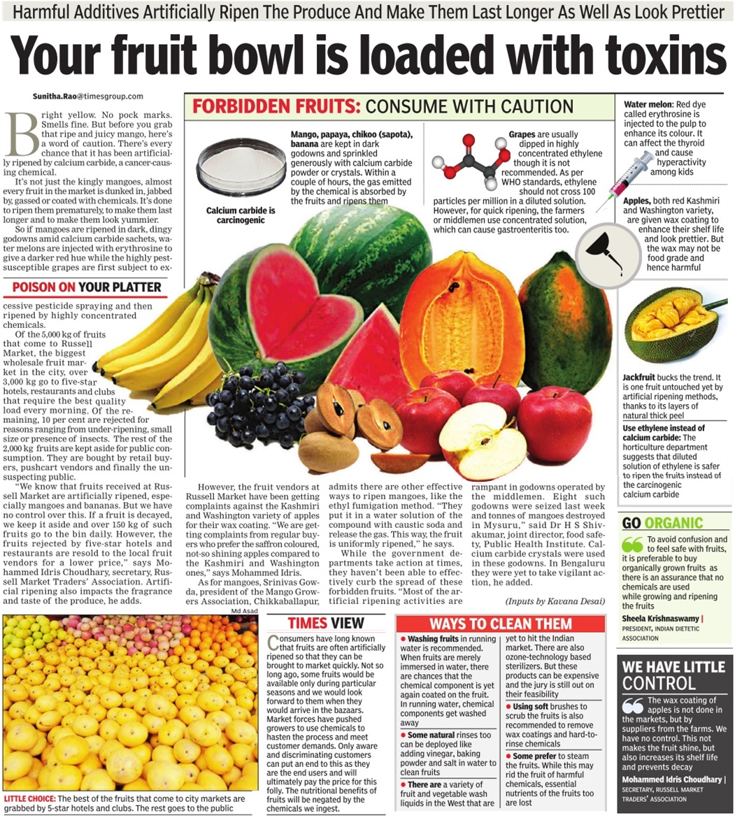 FOOD SAFETY LATEST: POISON ON YOUR PLATTER - Your fruit bowl is loaded ...
