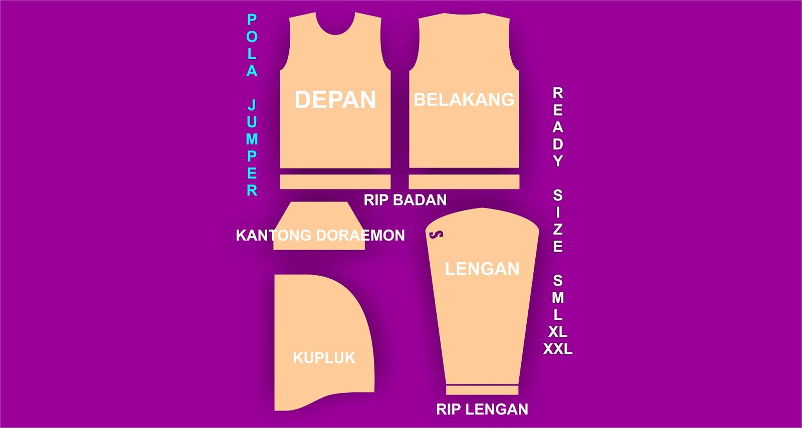 Top Populer Pola Jaket Hoodie, Desain Jaket
