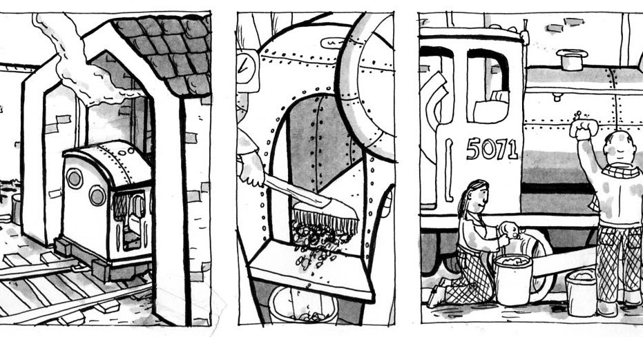Rob Jackson's Comics Blog: More Panels from my 'Trains' Story