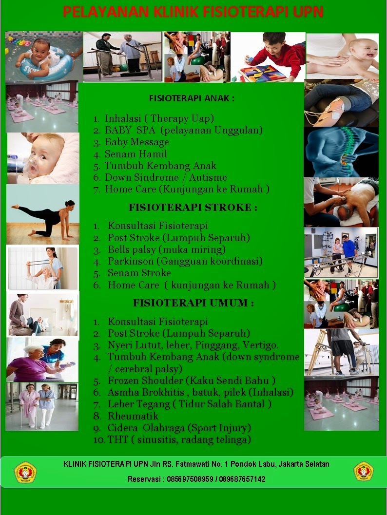 KLINIK FISIOTERAPI UPN: PELAYANAN