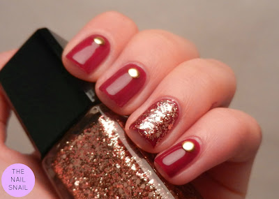 The Nail Snail: Red and Gold Gala