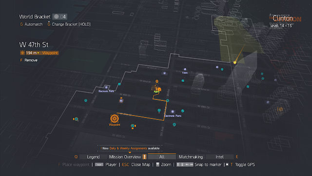 The Division - Roaming Bosses map locations - Open World in patch 1.4 ...