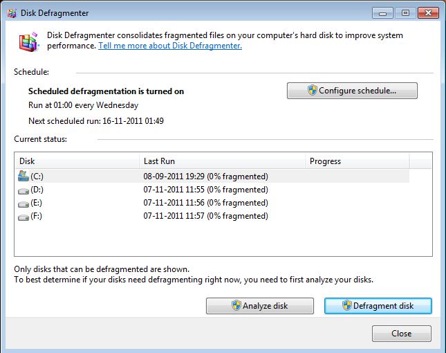How To Run Disk Defragmenter