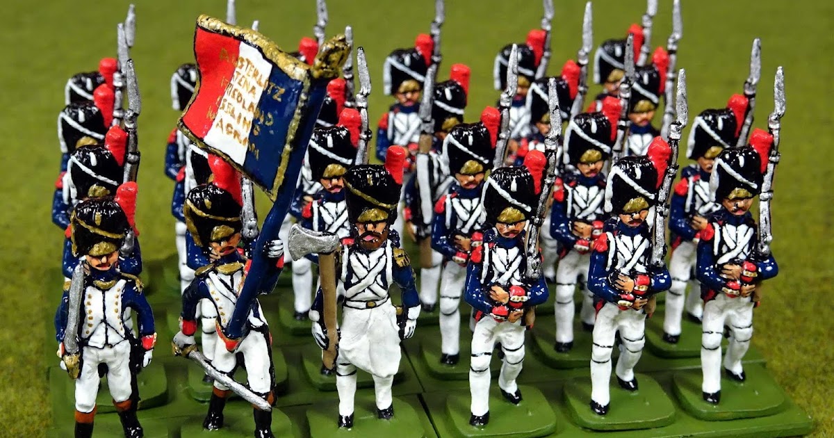 Hinton Hunt Vintage Wargame Figures: Old Old Guard done