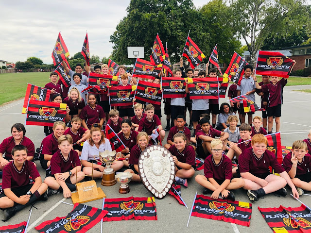 Room 13 @ Casebrook Intermediate: Canterbury Rugby Visit