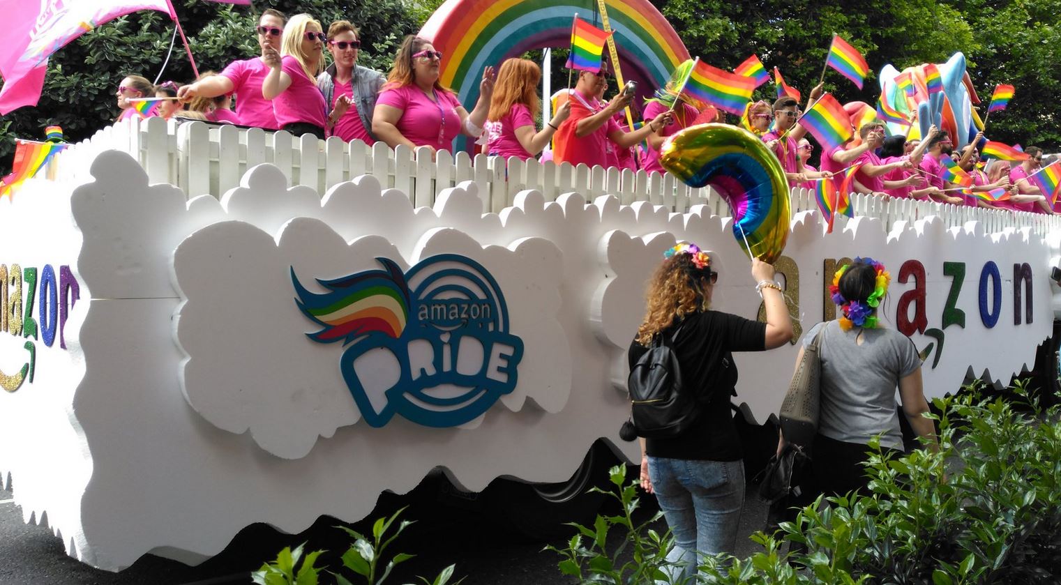 Equestria Daily - MLP Stuff!: Amazon's Pride Parade Float Went Full on ...