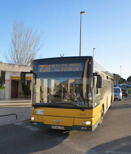 738 Lisbon Bus - Portugal Visitor Guide