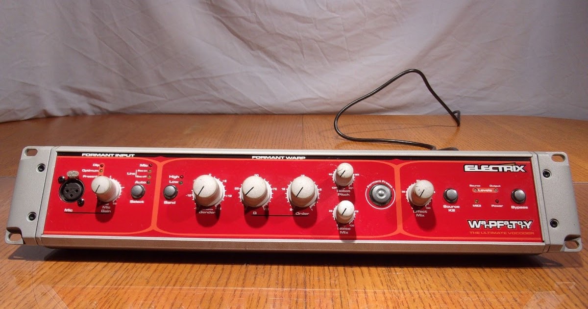 MATRIXSYNTH: Electrix Warp Factory, Analog Vocoder Synth, Effects Processor