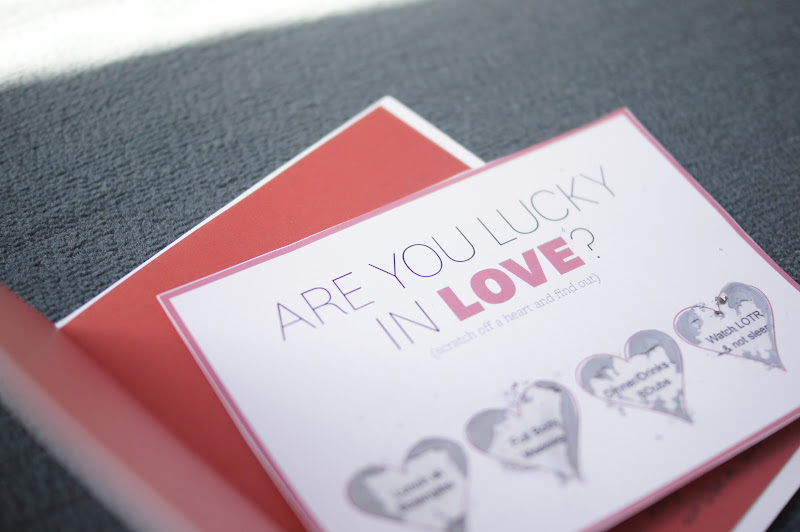 One Love: How to Make a Scratch-Off Gift Card