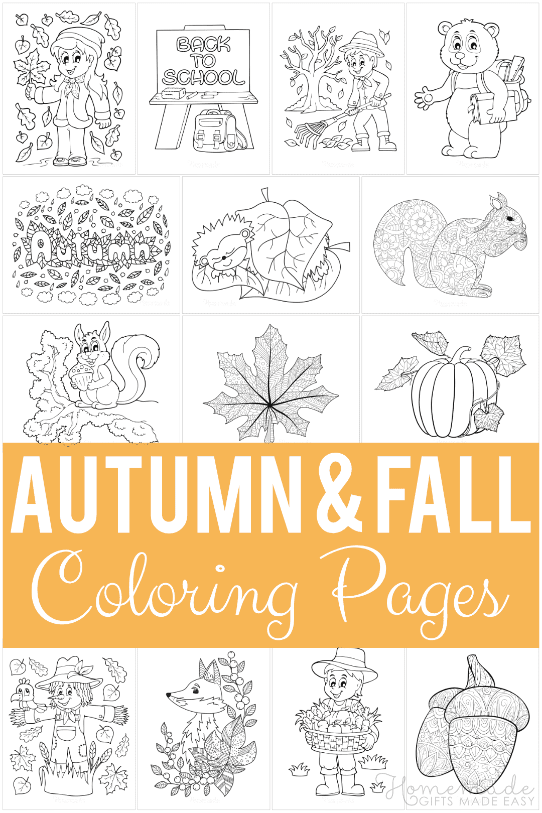 Fall Coloring Pages Printable ~ Coloring Print