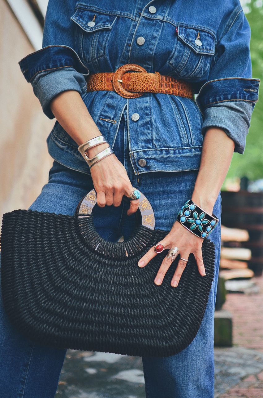 Matching A Denim Jacket With Jeans - How I Made It Work | MY SMALL WARDROBE