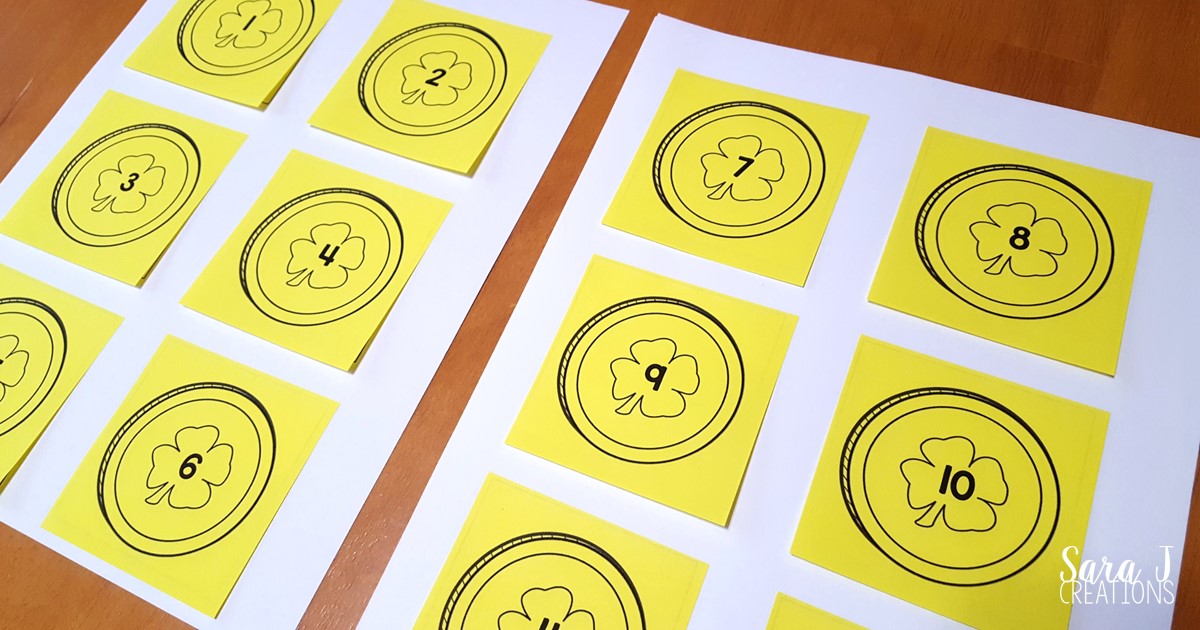 Sticky Note Number Sequencing | Sara J Creations