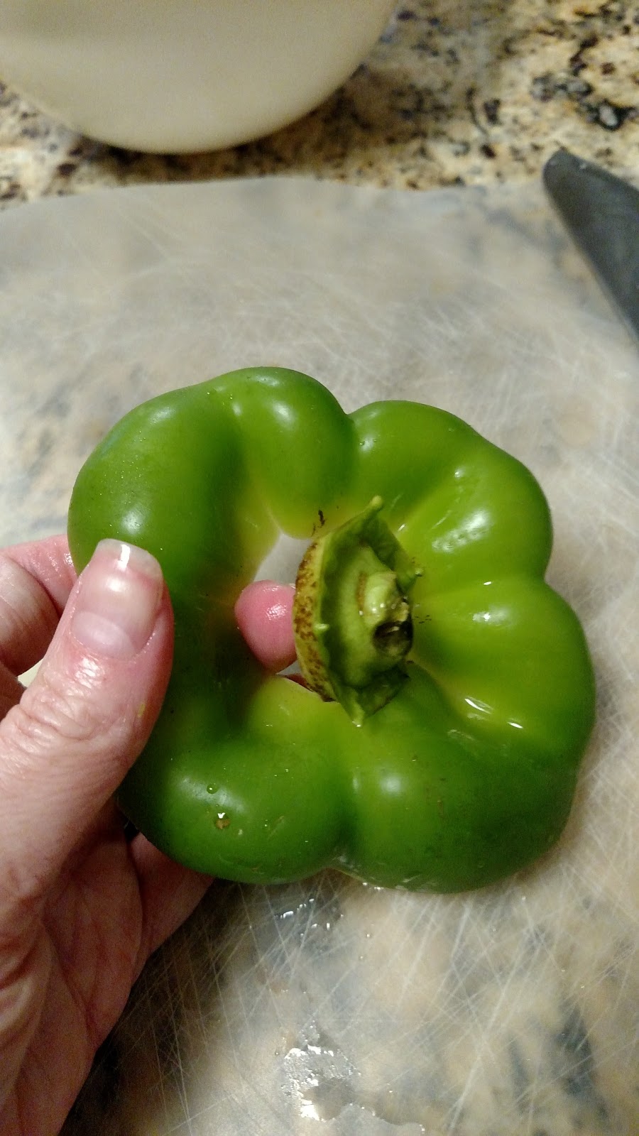 Hot Southern Mess: Smoked Sausage Stuffed Bell Peppers