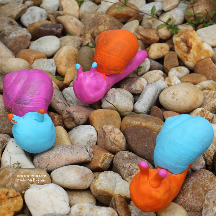 Colorful Garden Snails!